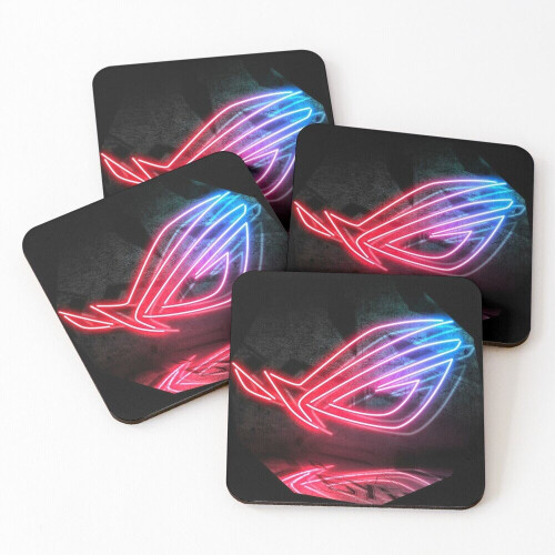 Leather Coasters Asus Rog Next Gen Set of 4 / 4 x 4 inch on OnBuy