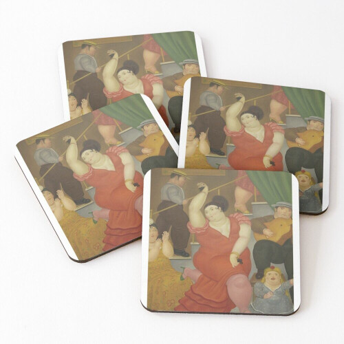 Leather Coasters Fernando Botero - Tablao Flamenco - Exhibition Poster ...