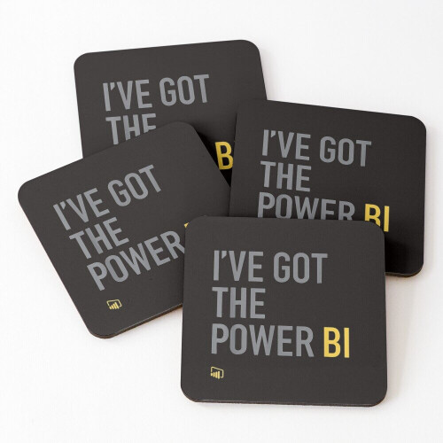 Leather Coasters i have got the power bi funny for man woman kid t ...