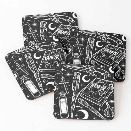 Leather Coasters Buffy the Vampire Slayer Weapons Set of 4 / 4 x 4 inch ...