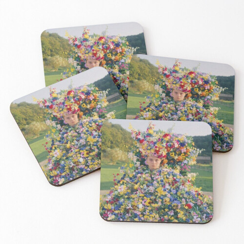 Leather Coasters MIDSOMMAR MAY QUEEN - DANI ARDOR / FLORENCE PUGH Set ...