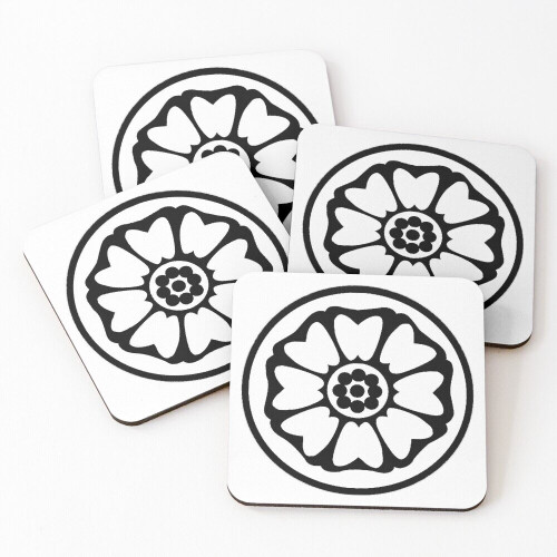 Leather Coasters White Lotus Symbol From Avatar the Last Airbender ...