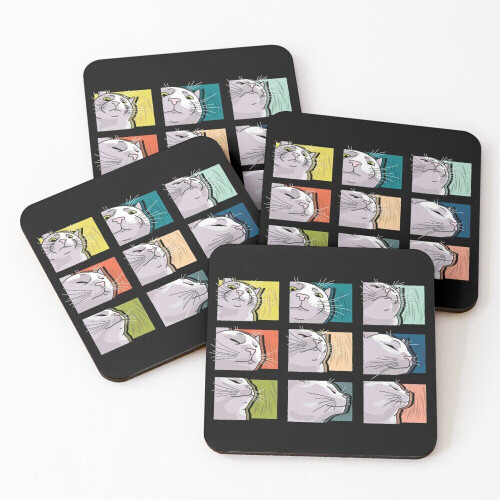 Leather Coasters Cat Vibing Meme / CatJAM - Cat Vibing to Music (Color ...