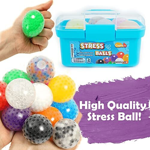 COPLA 12 Pack Stress balls| Stress Balls for Kids and Adults with ADHD ...