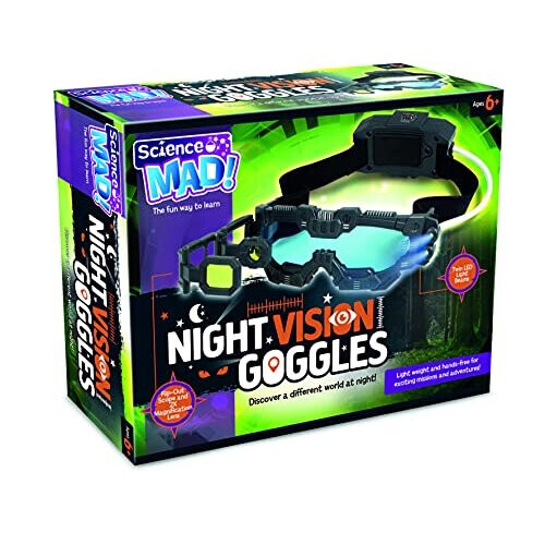 Science MAD! Night Vision Goggles For Kids - For Fun Night Missions ...