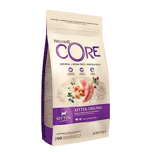 Wellness CORE Kitten Original, Dry Cat Food, Kitten Food Dry, Grain ...