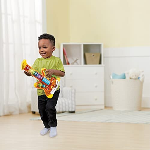 VTech Safari Sounds Guitar, Toddler Musical Toy with Songs, Melodies ...