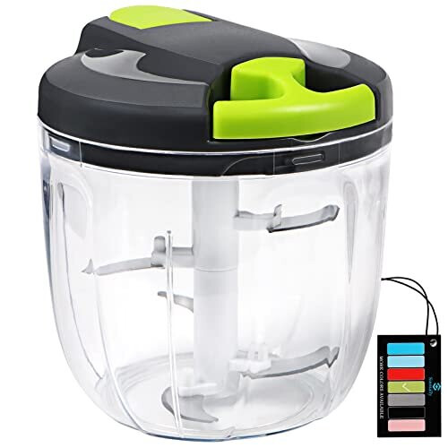 Manual Food Chopper,Sinnsally Manual Food Processor Vegetable Chopper ...