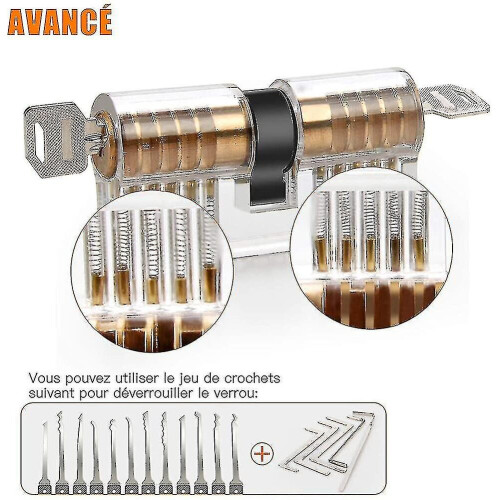 Lock Picking Kit, 25-piece Lock Picking Kit, Practice Tools With 3 ...