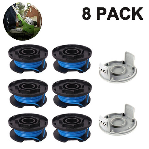 Trimmer Replacement Spool Line Include 2 Trimmer Cap Compatible Ryobi ...