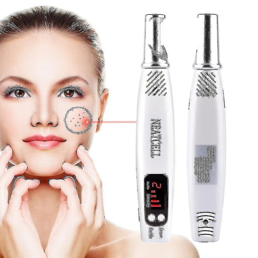 (Blue light, EU plug) Red/blue Light Laser Picosecond Pen To Remove ...