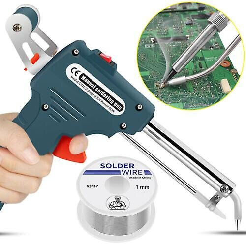 Soldering Gun Kit 60w Auto Solder Feed Hand-held Soldering Iron Welding ...