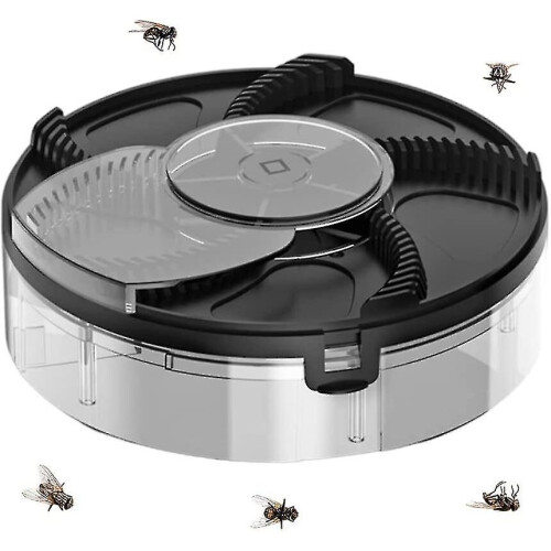 Electric Fly Catcher, Fully Automatic Fly Trap With Removable Tray For ...