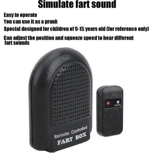 Electronic Remote Control Fart Box, Children Toy Joke Prank Novelties ...
