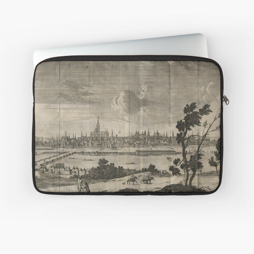 Laptop Sleeve Old Vienna Austria Map (1739) Vintage Wien City Atlas 10 ...