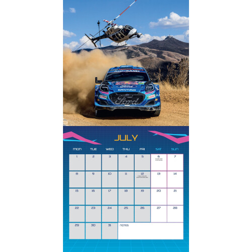 M-SPORT FORD WORLD RALLY 2024 SQUARE CALENDAR on OnBuy