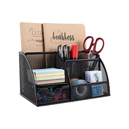 EasyPAG Office Mesh Desk Tidy Versatile Stationery Storage Desktop ...