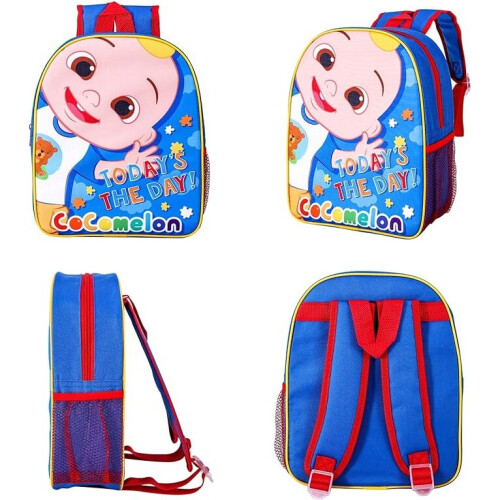 Cocomelon Character Rucksack Kids School Bag Premium Backpack With ...