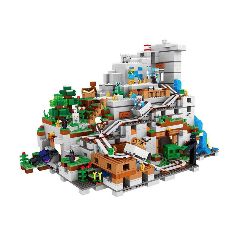 580pcs Minecraft Building Blocks Set The Mountain Cave My World Series ...