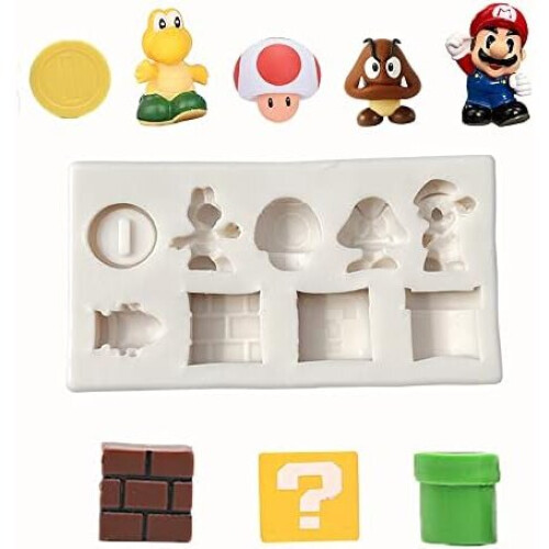 9Hole For Super Mario Yoshi Icon Square Tile Dragon Mushroom Gold Coin ...