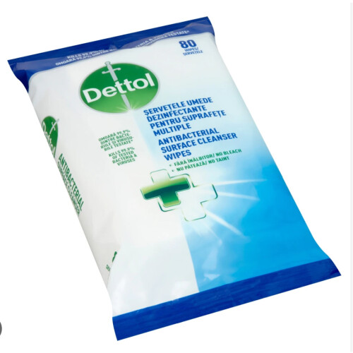 Dettol Multi Surface Antibacterial Surface Cleanser Wipes 4x 80 Pack ...