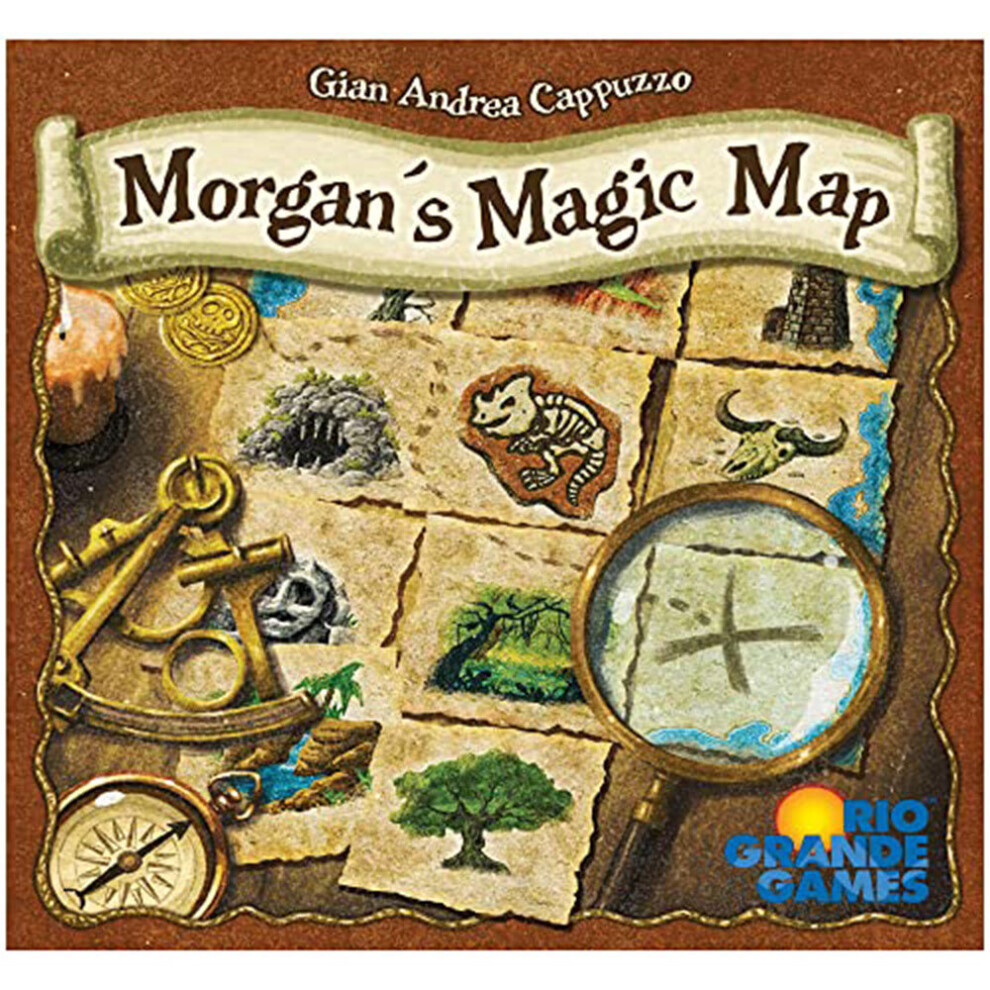 Mapa m gico de Morgan de Rio Grande Games - Juego de colocaci n de fichas Mapa pirata B squeda ...