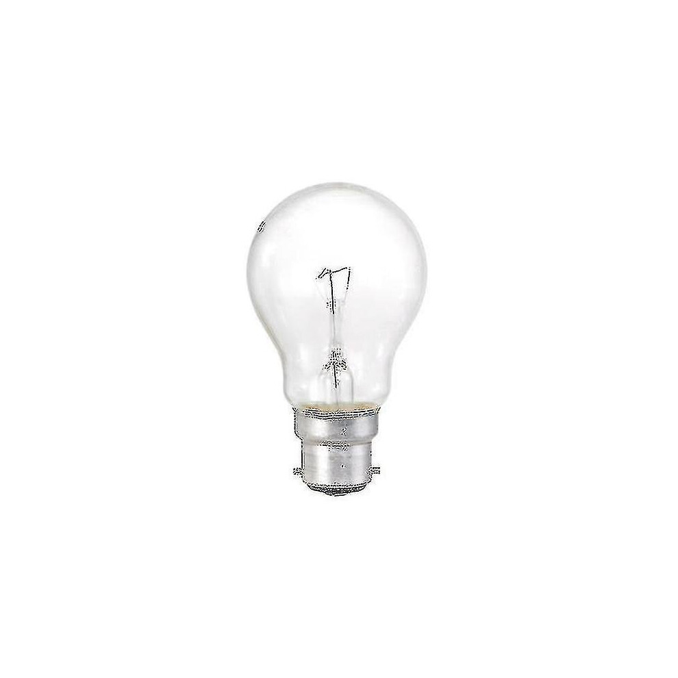 10 Pack 60w Bc B22 Clear Classic Light Bulbs, Bayonet Cap on OnBuy