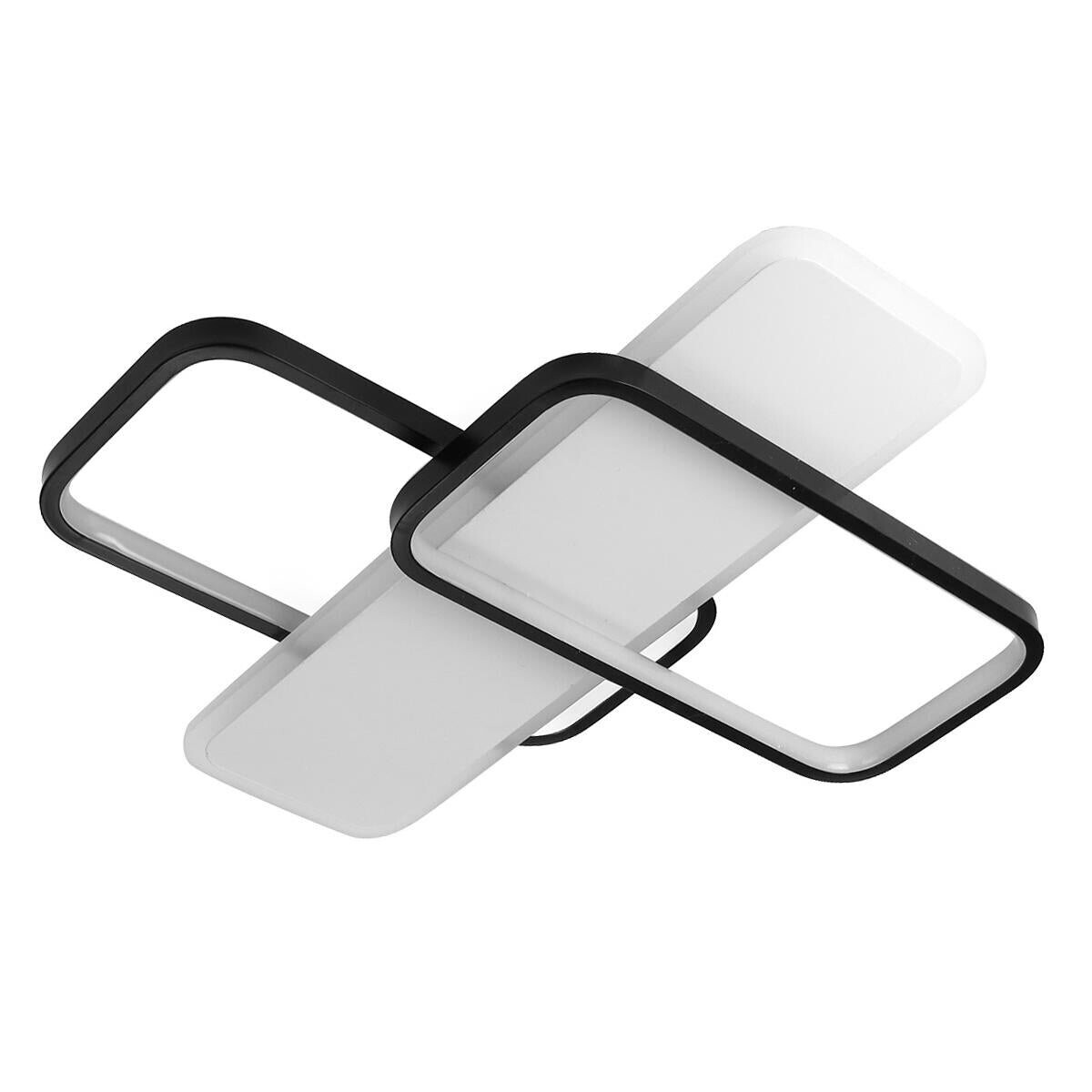 24W Modern LED Ceiling Light Rectangle Fixtures Lamp Living Room ...