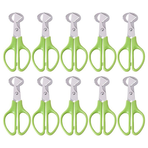 10pcs Quail Egg Shell Cutters Separator Cigar Cutter Stainless Steel ...
