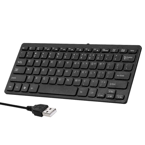 K-1000 Mini Keyboard 78-key Mini Keyboard Usb Powered Wired Keyboard ...