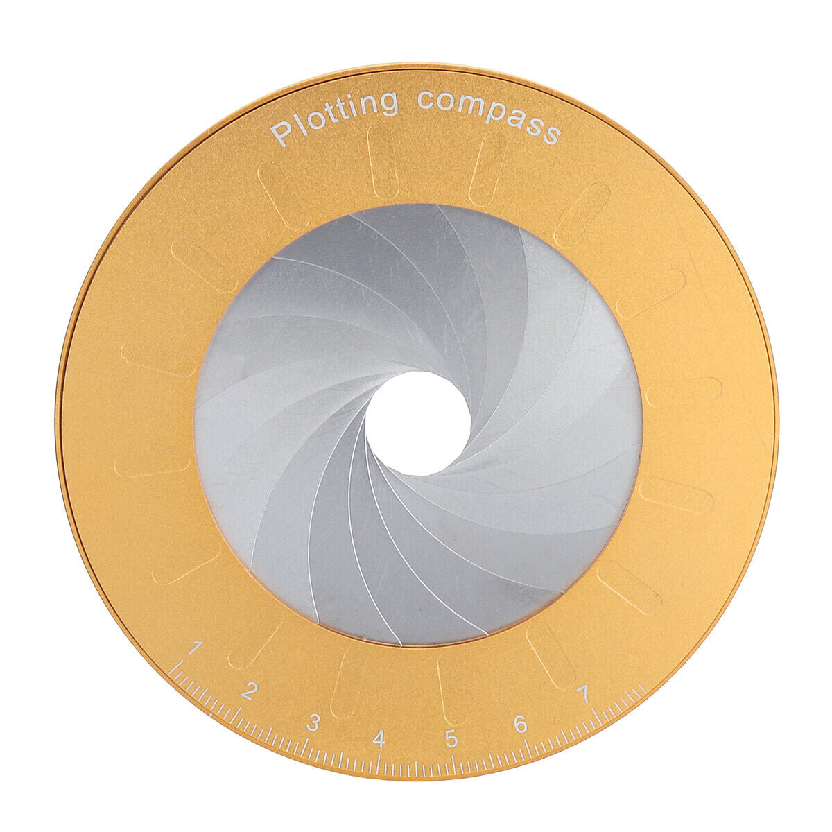 Adjustable Circle Drawing Ruler Round Rotatable Compass Ruler ...