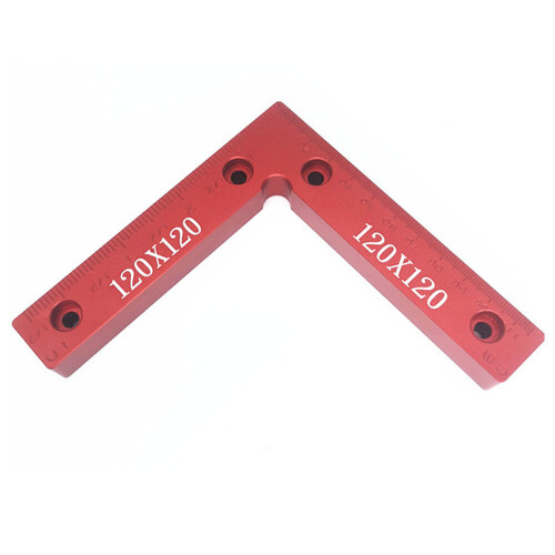 (1pc 120mm with scale) L-Shape Aluminum Alloy Right Angle Positioning ...