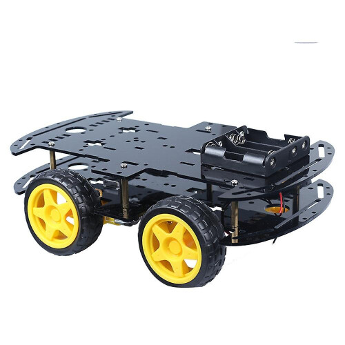 Smart Car Kit 4wd Smart Robot Car Chassis Kits Car With Speed Encoder And Battery Box Diy ...