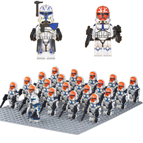 Set of 21pcs Star Wars Army Weapons Minifigures Soldier Set Jedi Master ...