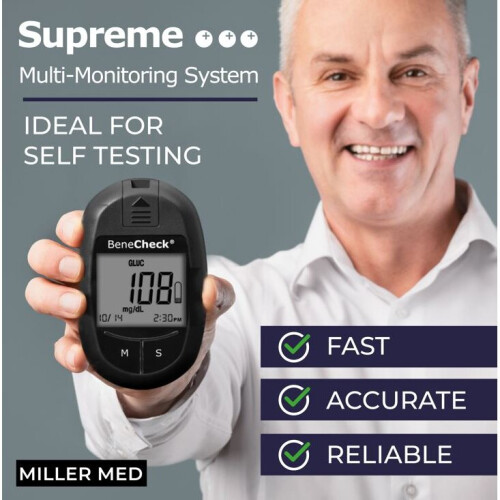 Supreme Cholesterol Monitor Kit & Strips on OnBuy