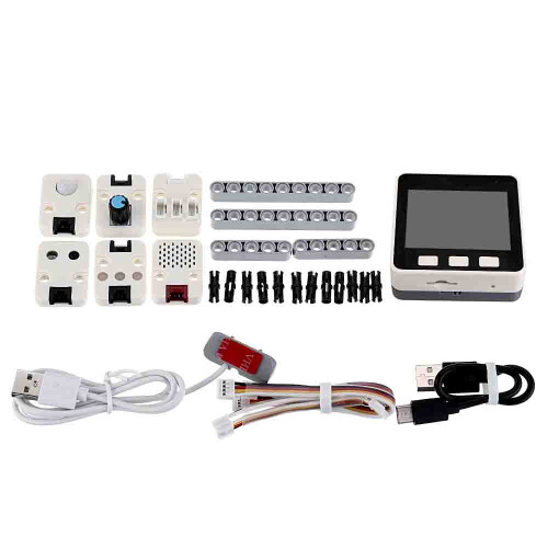 M5GO IoT Starter Kit ESP32 for MicroPython Programming Development Board HUB POT PIR RGB IR ENV ...