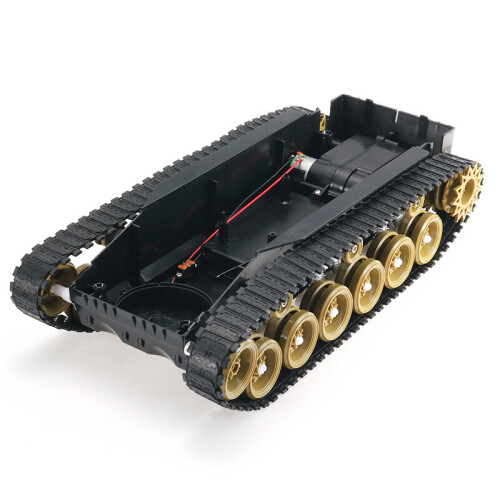 3V-9V DIY Shock Absorbed Smart Robot Tank Chassis Crawler Car Kit With ...