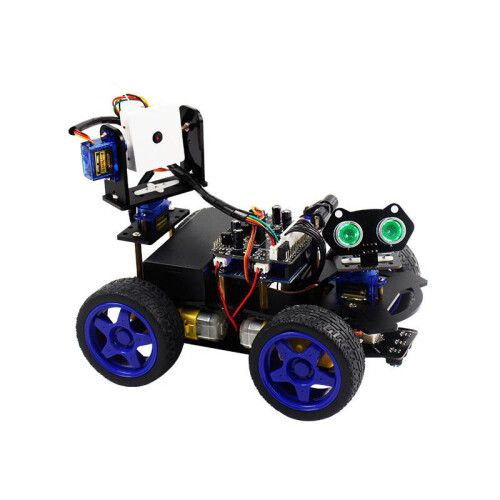 Yahboom Roboduino 4wd Uno R3 Smart Robot Diy Kit With Uno Mainboard 2dof Camera Platform For
