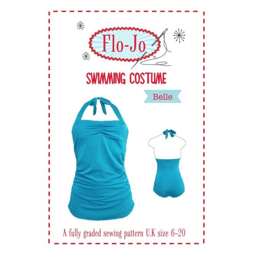 Flo-Jo Sewing Pattern Belle Swimming Costume Women UK 6 to 20 Swimwear ...