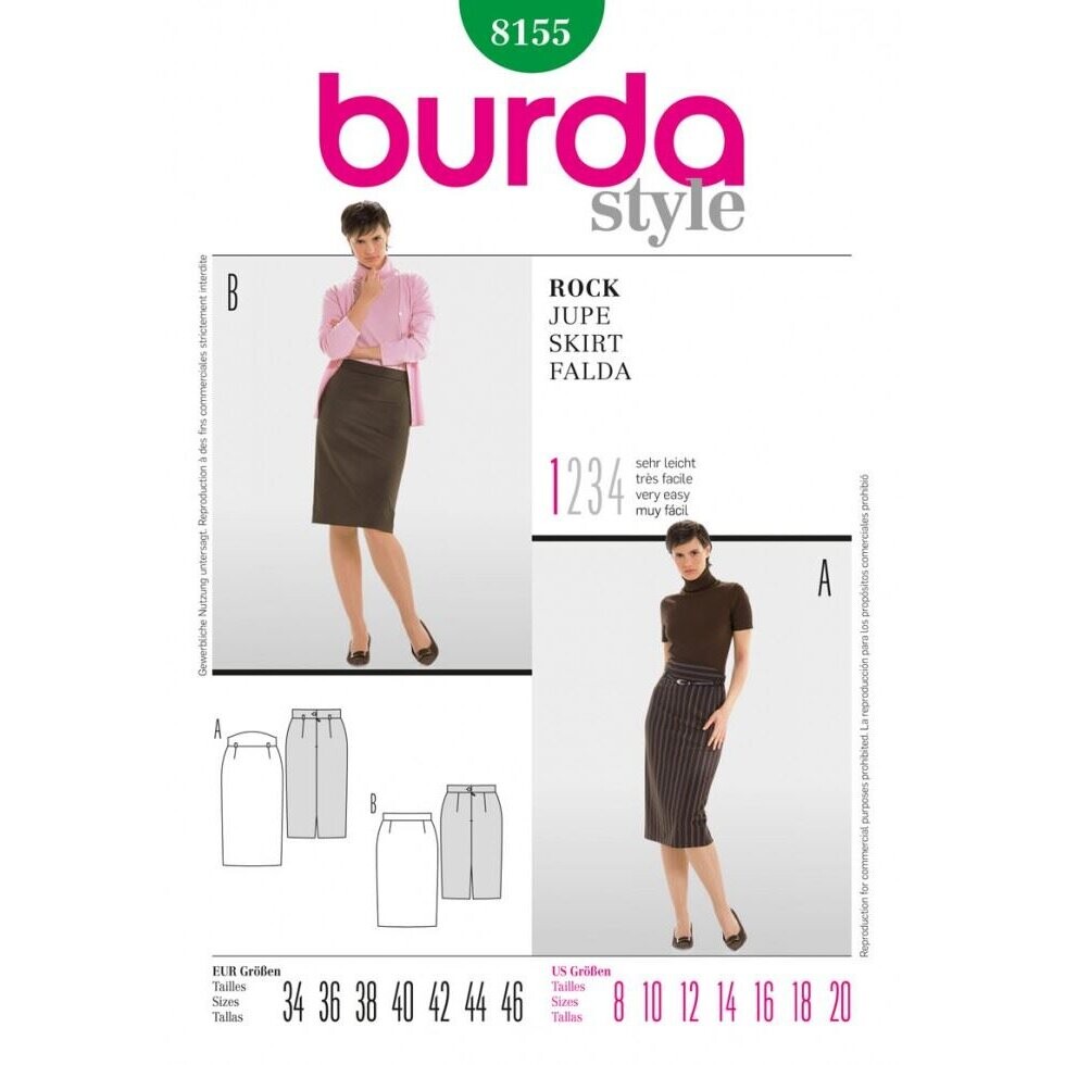 Burda Sewing Pattern 8155 Women Sizes: 8-20 Dresses on OnBuy