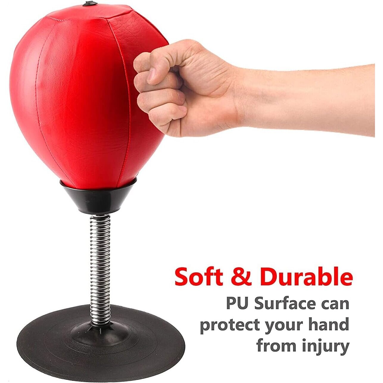Summerlee Stress Buster Mini Inflatable Desktop Punch Bag with Strong ...