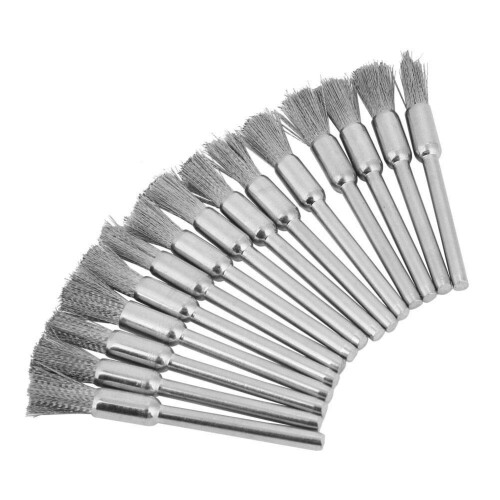 15pcs Steel Wire Brush Steel Wire Brush Diameter 3mm Polishing Tool for ...