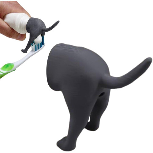 Toothpaste Squeezer Poop Toothpaste Dog Butt Toothpaste Top Cap Funny ...