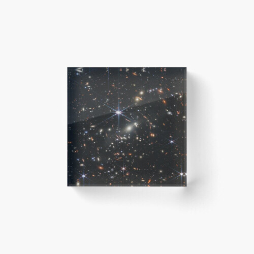 Acrylic Block James Webb's First Deep Field - Stunning Space Artwork of ...