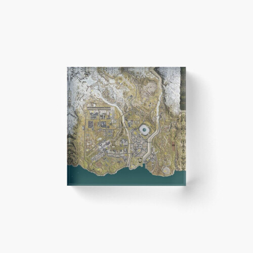 Acrylic Block COD WARZONE MAP Cube Art Prints Gifts 6 x 6 inch on OnBuy