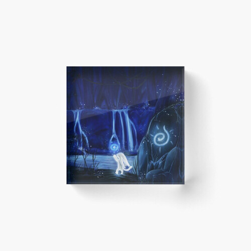 Acrylic Block Ori and the will of the wisps Cube Art Prints Gifts 6 x 6 ...