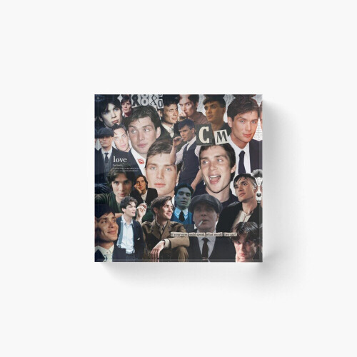 Acrylic Block Cillian Murphy Collage Cube Art Prints Gifts 6 x 6 inch ...