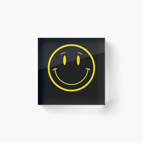 Acrylic Block Smile Smilies Emojis Emoticons Motivation Smile ...
