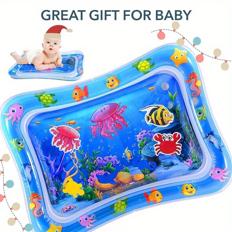 1pc Inflatable Tummy Time Water Mat Infants And Toddlers Is The Perfect ...