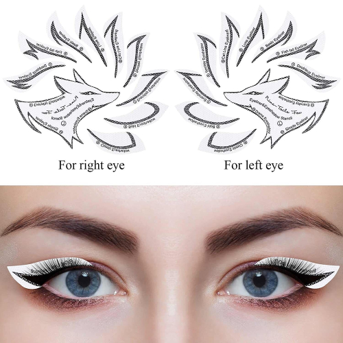 Makup Tools Eyeliner Eyeshadow Sticker Self Adhesive Stencil 2 Sheets ...